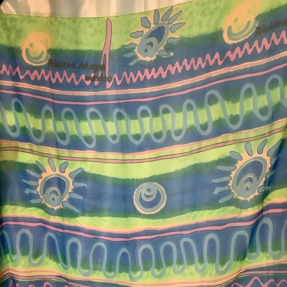 Swim | Colorful Beach Cover Up Riviera Maya Mexico Nwt | Poshmark